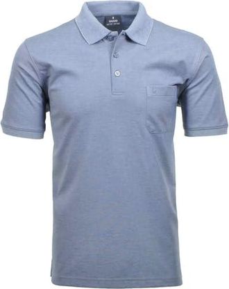 Ragman Polo à manches courtes softknit Ragman pour homme - Beige - 50 cm