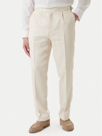 HUGO BOSS Stoffhose H-Perino 50563231 Beige Relaxed Fit