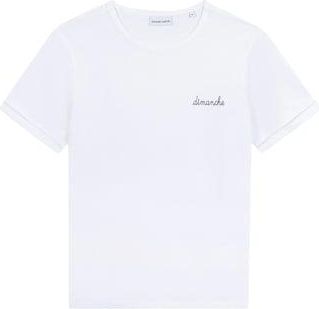 Maison Labiche T-shirt brod&eacute; Dimanche en coton biologique