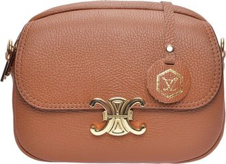 Luisa Vannini Braun Rindsledertasche