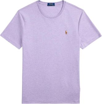 Polo Ralph Lauren t-shirt en coton pima à manches courtes - Violet