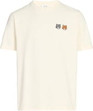 Maison Kitsun&eacute; Tee-shirt en coton Double Fox Head