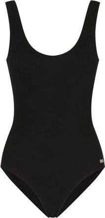 Dolce & Gabbana Femme, Maillots de bain, Noir, Taille: 38 FR Maillot de bain olympique