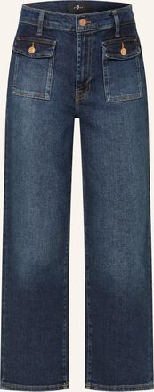 7 For All Mankind Straight Jeans Stovepipe blau