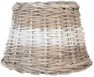 Clayre & Eef 6RO0063BW Lampenschirm &Oslash; 20 * 15 cm / E27