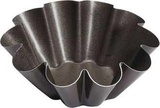 Göbel | Briocheform mit flachem Boden | Antihaftbeschichtet | 10 Rippen | Ø7,5 cm | H 3 cm | Made in France