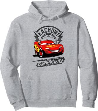 Disney Pixar Cars Lightning McQueen Kachow! Retro Shot Pullover Hoodie