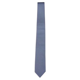 Ferragamo Carato Krawatte - - Accessories - Herren - Blau - ONE SIZE
