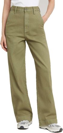 G-Star G-Star Damen Deck 2.0 High Loose Chino, Grün (ensis Green gd D26432-E020-G544), 28W / 32L