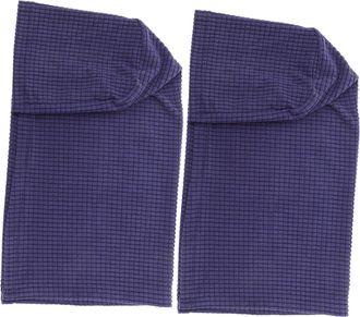 DOITOOL 2 Stück Elastische Sofa-armlehnenbezüge Marineblau Weicher Hautfreundlicher Fleece-Schutz für Couch und Bürostuhl Strapazierfähig und Einfach zu Reini