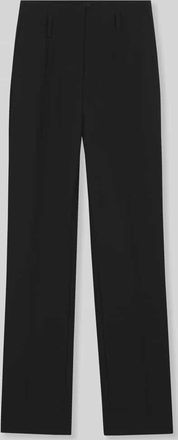 HUGO BOSS High Waist Stoffhose aus Wolle mit Seitenschlitz