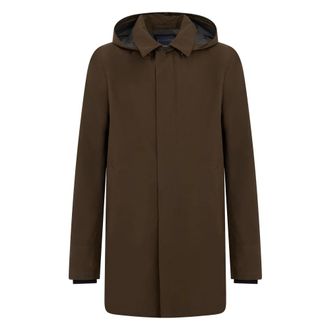 Herno Lange Jacke mit Kapuze - - Coats - Herren - Braun - 3XL