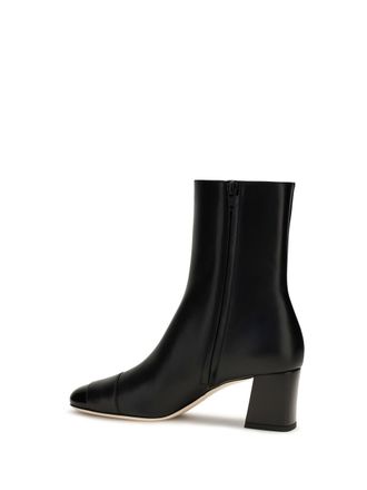 Valentino Garavani Womens Ankle Boots Veeside Leather Black Calf