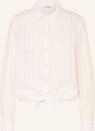 Grasegger Hemdbluse Evelin Aus Lochspitze weiss