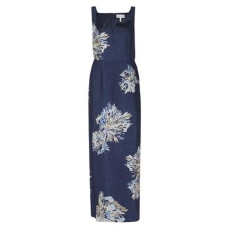 Saloni Bora Langes Kleid - - Dresses - Damen - Blau - M