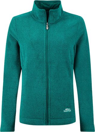 Weird Fish Cheryl Fleecejacke f&uuml;r Damen, Durchgehender Rei&szlig;verschluss, Strukturiert (Dunkel-T&uuml;rkis)