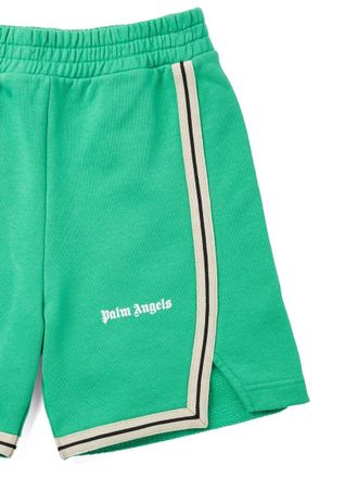 Palm Angels Patrack Jogger Shorts - Green