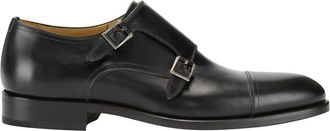 Magnanni Handgefertigte Doppelmonk-Schuhe aus Nappaleder in