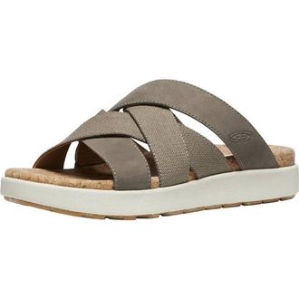Keen Damen Sandalen ELLE MIXED SLIDE W-BRINDLE/BIRCH