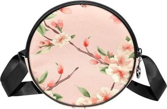 Generic Sac &agrave; bandouli&egrave;re Circle pour femme, joli petit sac &agrave; bandouli&egrave;re avec fermeture &eacute;clair et bretelles r&eacute;glables style d&eacute;contract&eacute; pour femmes et filles
