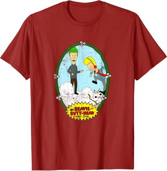 Giesswein Beavis and Butt-Head Reindeer Santa Christmas V1 T-Shirt