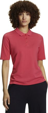 Falke Damen Polohemd Basic Pique Polo W Pl Baumwolle weich hautfreundlich bequem sehr leicht 1 St&uuml;ck, Lila Fuchsia 8856, L