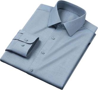 Generic Chemise &agrave; manches longues en laine &eacute;lastique douce pour homme, 2285-05, 3XL