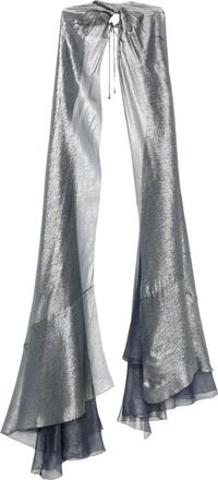 Maria Lucia Hohan cape en soie - Métallisé