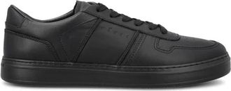 Hogan Homme, Chaussures, Noir, Taille: 42 1/2 EU H668 Leather Baskets