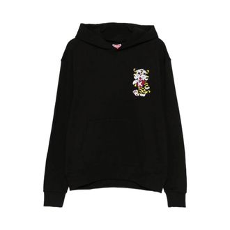 Kenzo Wild Tiger Bestickter Hoodie - - Sweatshirts & Hoodies - Herren - Schwarzk - L