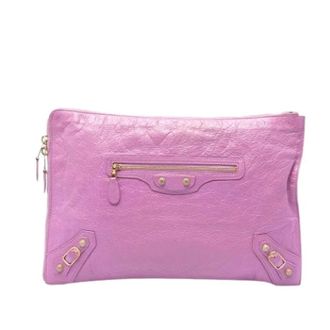 Balenciaga Pre-owned Studded Clutch - - Pre-owned - Damen - Rosa - ONE SIZE