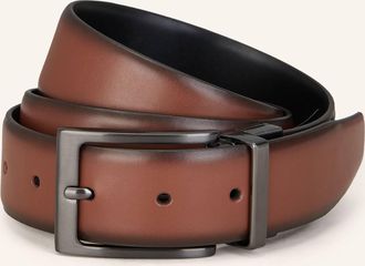 Monti Monti Lederg&uuml;rtel Florenz Zum Wenden schwarz