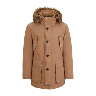 HUGO BOSS Dadico Parka - - Coats - Herren - Beige - M