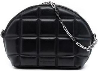 Bottega Veneta Sac bandouli&egrave;re demi-lune Pre-owned - Femme - Pre-owned - Noir - Taille: ONE Size