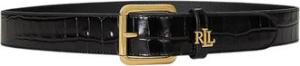 Ralph Lauren G&uuml;rtel - Belts Black - Gr. L - in Schwarz - f&uuml;r Damen