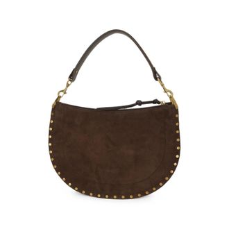 Isabel Marant Oskan Soft Zip Bag In Suede Leather