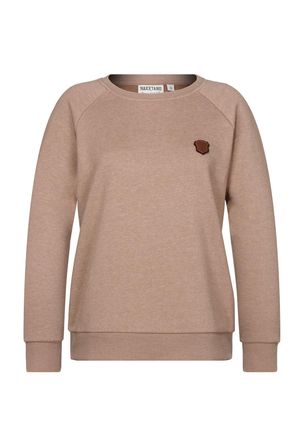 Naketano Damen Sweatshirt Krokettenhorst, Farbe:Mocca Melange, Gr&ouml;&szlig;e:XXL