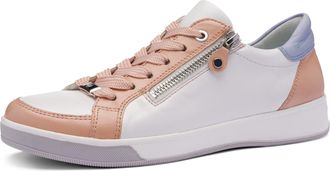 Ara Damen ROM Sneaker, APRICOT,Weiss,Azzuro, 40 EU