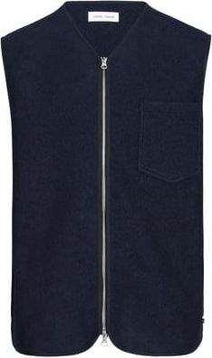 Samsøe & Samsøe Ärmellose Wollweste - Blau
