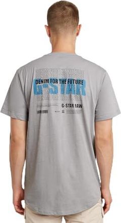 G-Star G-Star Homme T-shirt Lash Back Graphic, Gris (grey alloy D26043-C372-G276), XXL