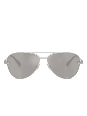 Versace Getönte Pilotenbrille - Silber