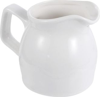 Cabilock 1stück Kerntyp Keramischer Kaffeekrug Mit Ergonomischem Griff Für Aufschäumen Von Milch Servieren Von Sahne Oder Saucen Perfektes Accessoire Für Jede 