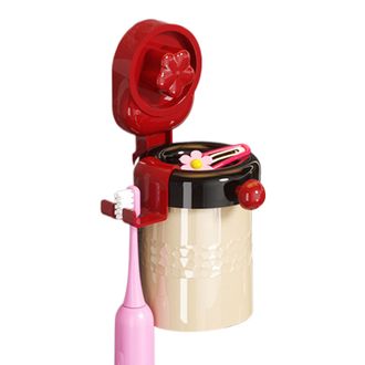 Generic Wandmontierte Zahnb&uuml;rstenhalter, Magnetisch Mit Haken Und Kleiderb&uuml;gel, Magnetische Wandzahnb&uuml;rstenhalter f&uuml;r Badezimmer, Wohnzimmer, Schlafzimmer, St