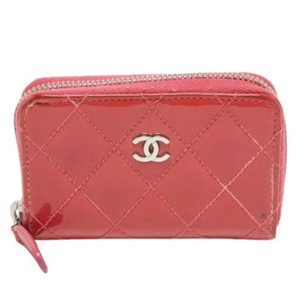 Chanel Pre-owned Quilted Caviar Coin Purse - - Pre-owned - Damen - Rosa - ONE SIZE