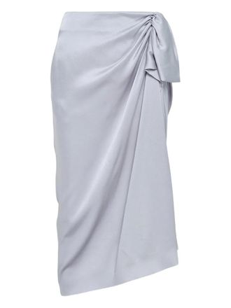Stella McCartney Minirock mit Knoten - Blau