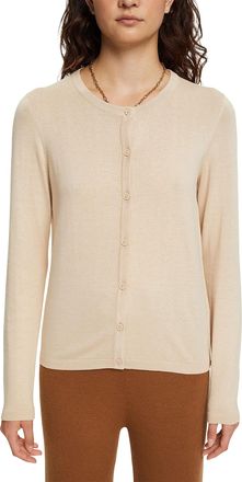 Esprit Damen 990CC1I311 Strickjacke, 270/BEIGE, XS