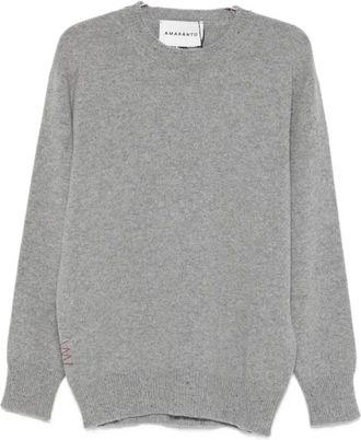 Amaranto Amaránto, Homme, Pulls, Gris, Taille: S Pull ras du cou
