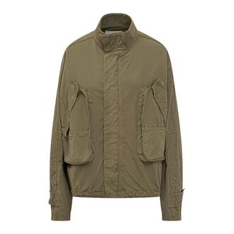 The Attico Femme, Vestes, Vert, Taille: 36 FR Veste D&eacute;tail Poches