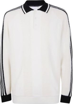 adidas Homme, Pulls, Blanc, Taille: L Pulls &agrave; col rond