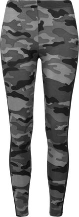 Urban Classics Damen Urban Classics Dames Camo Streep Leggings, Mehrfarbig (Dunkelcamo / Blk 00840), 3XL EU